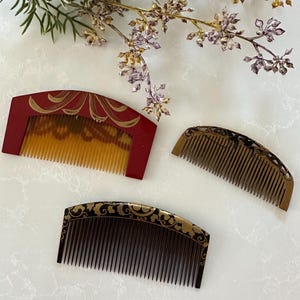50’s Vintage Japanese Hair Comb, Geisha Wooden Hair Brush - Etsy