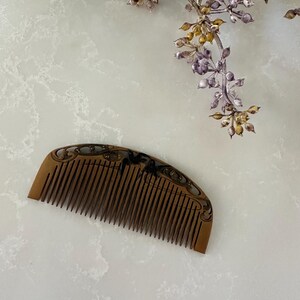 50’s Vintage Japanese Hair Comb, Geisha Wooden Hair Brush - Etsy