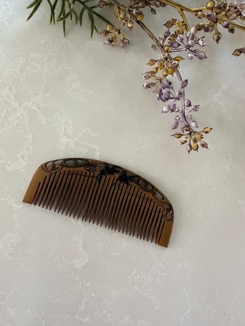 50’s Vintage Japanese Hair Comb, Geisha Wooden Hair Brush - Etsy