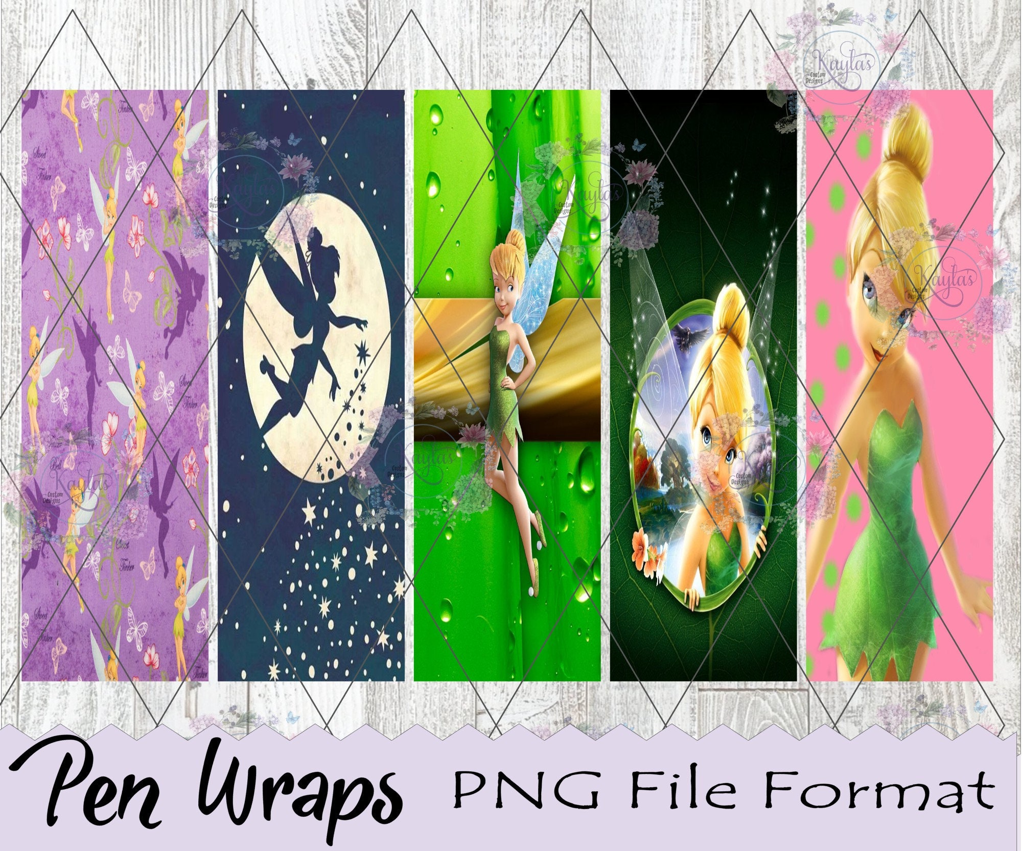 Home & Living PNG pen wraps Fairy pens Fairy and Butterfly pen wrap PNG ...