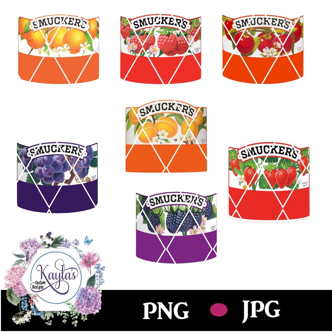 Blank Fruit Labels, Fruit Labels, Jam Labels, PNG, JPG, Sublimation ...