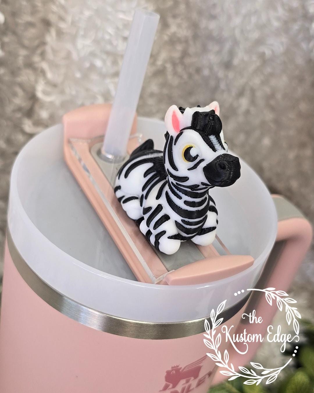 Cute Zebra Stanley Topper, 3D Printed Tumbler Topper, 30oz, 40oz ...