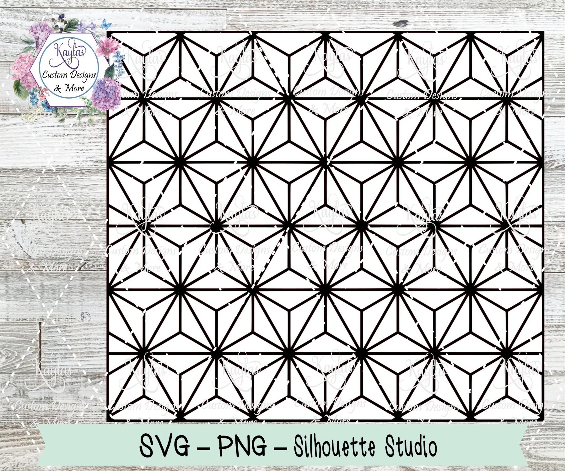 Star Quilt Burst Template SVG PNG Cut File Double Sided - Etsy