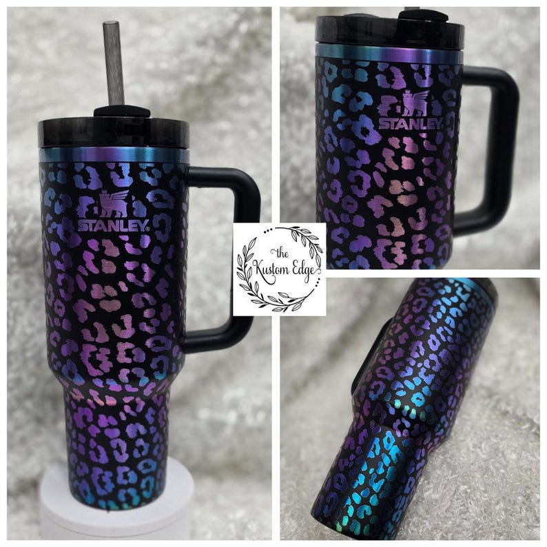 Leopard Animal Print Laser Engraved Tumbler 40oz/30oz Personalized ...