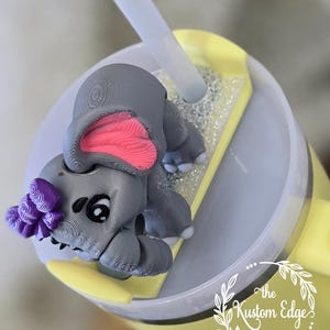 Elephant Stanley Topper, 3D Printed Tumbler Topper 30oz, 40oz Tumblers ...