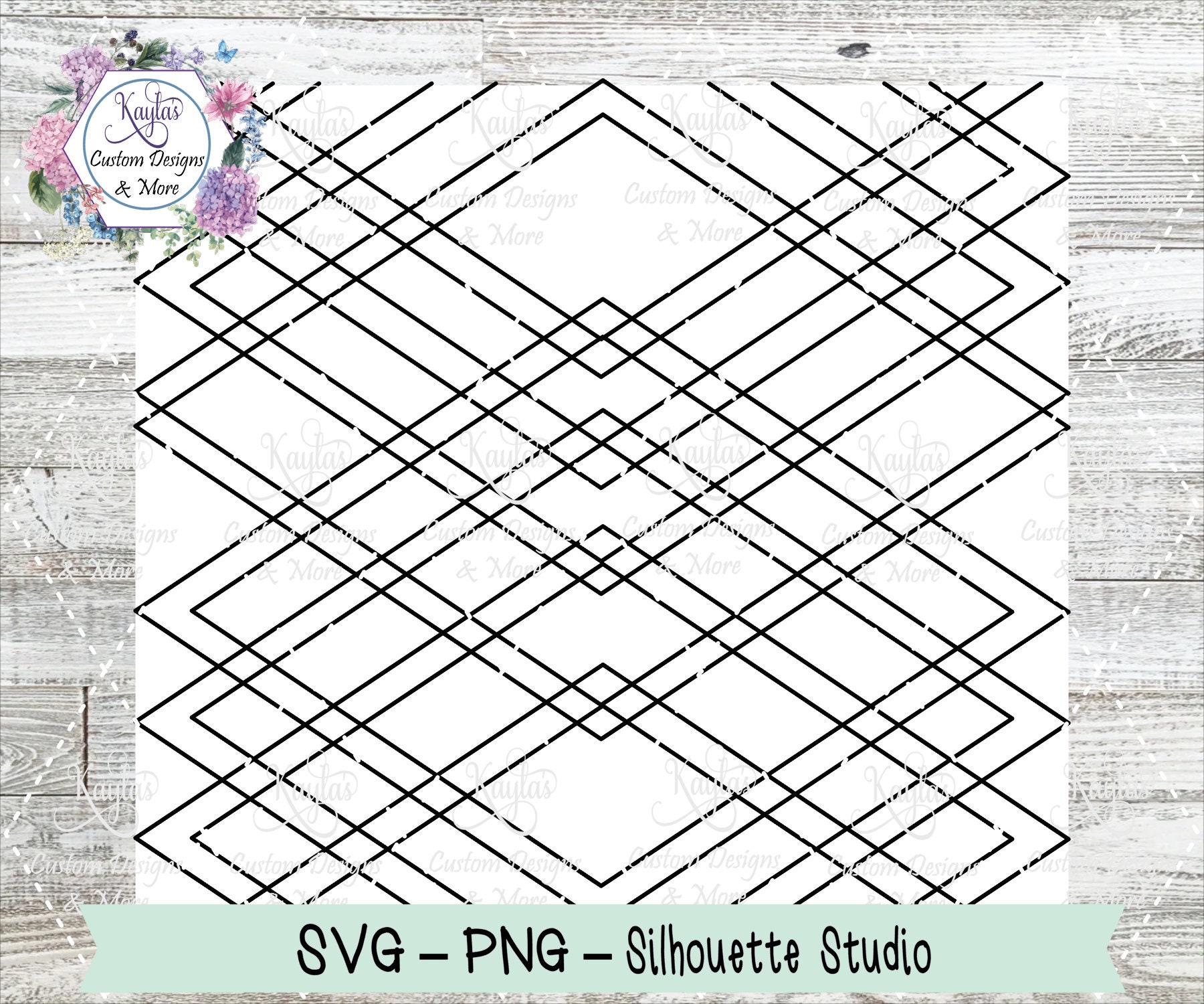 Cross Hatch Quilt Pattern Tumbler Template Double Sided Tape - Etsy
