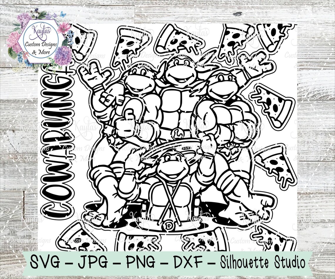 Turtles Burst Tumbler Template SVG PNG Sublimation - Etsy Canada