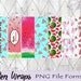 Watermelon Pen Wraps, Fruit Pen Wraps, Red, Green Pen Wraps, PNG ...