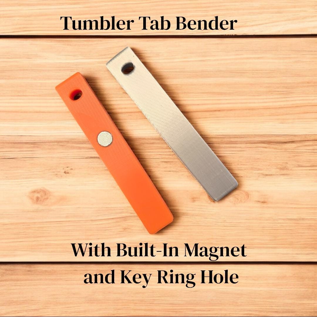 Tumbler Tab Bender Tool for Laser Engraving With Rotary, Wecreate ...