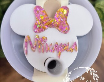 Personalized Mickey/minnie Stanley Tumbler Topper - Etsy