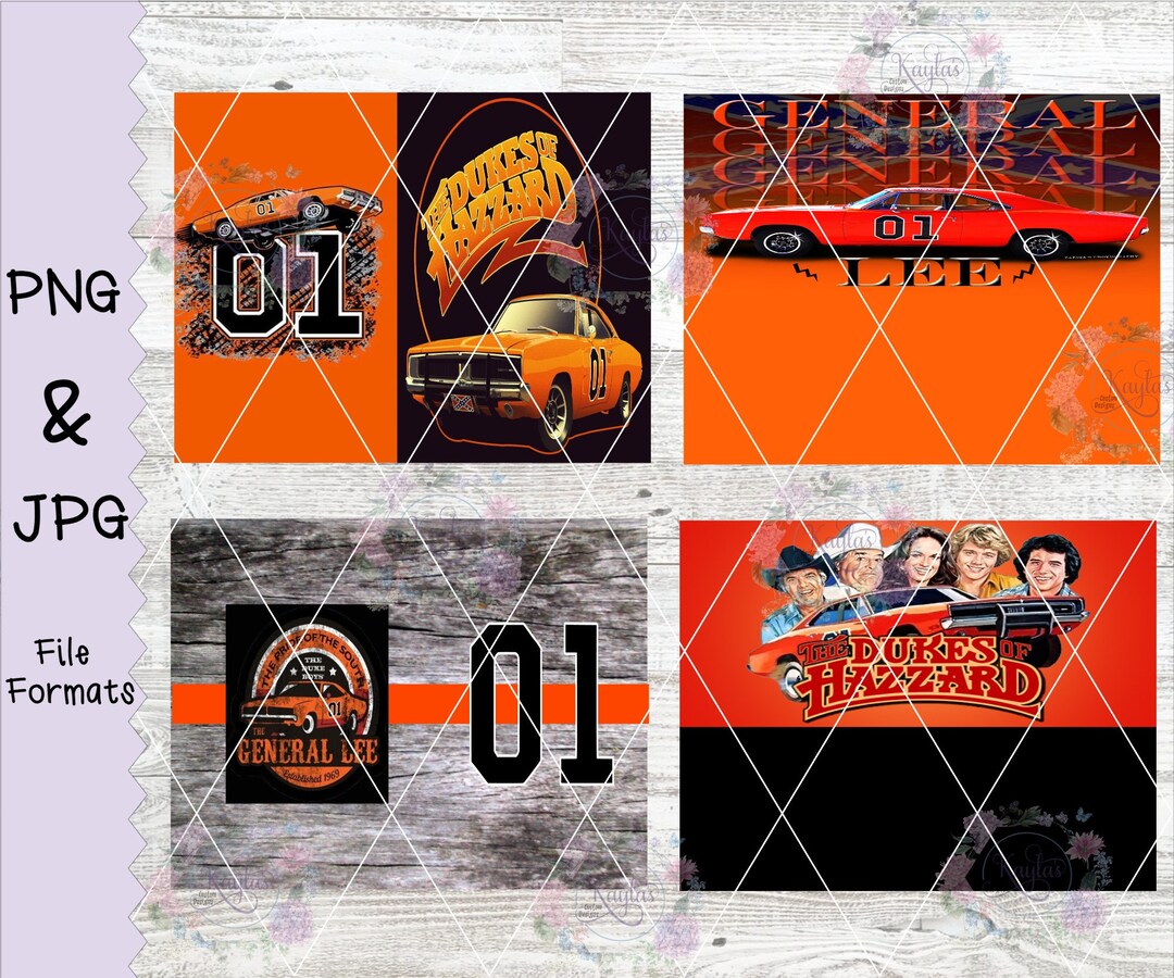 General Lee Tumbler Wraps Dodge Charger Wraps Dukes PNG - Etsy UK