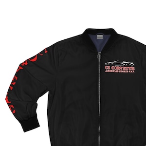 C8 Corvette Jacket, Corvette Lover Bomber Jacket, C8 Corvette America's ...