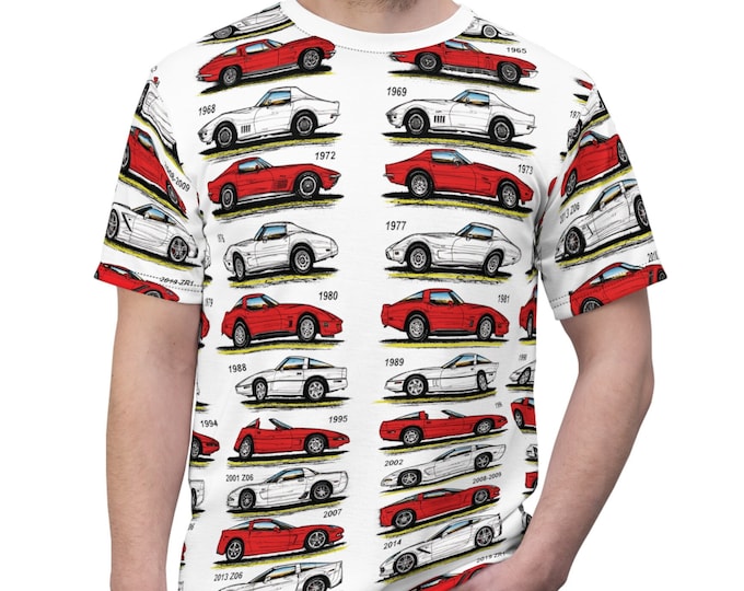 Red Corvette Shirt Chevy Corvette Corvette Car Lover Gift - Etsy