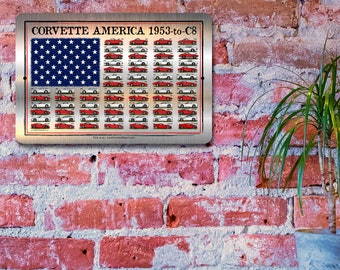Metal Corvette Sign - Etsy