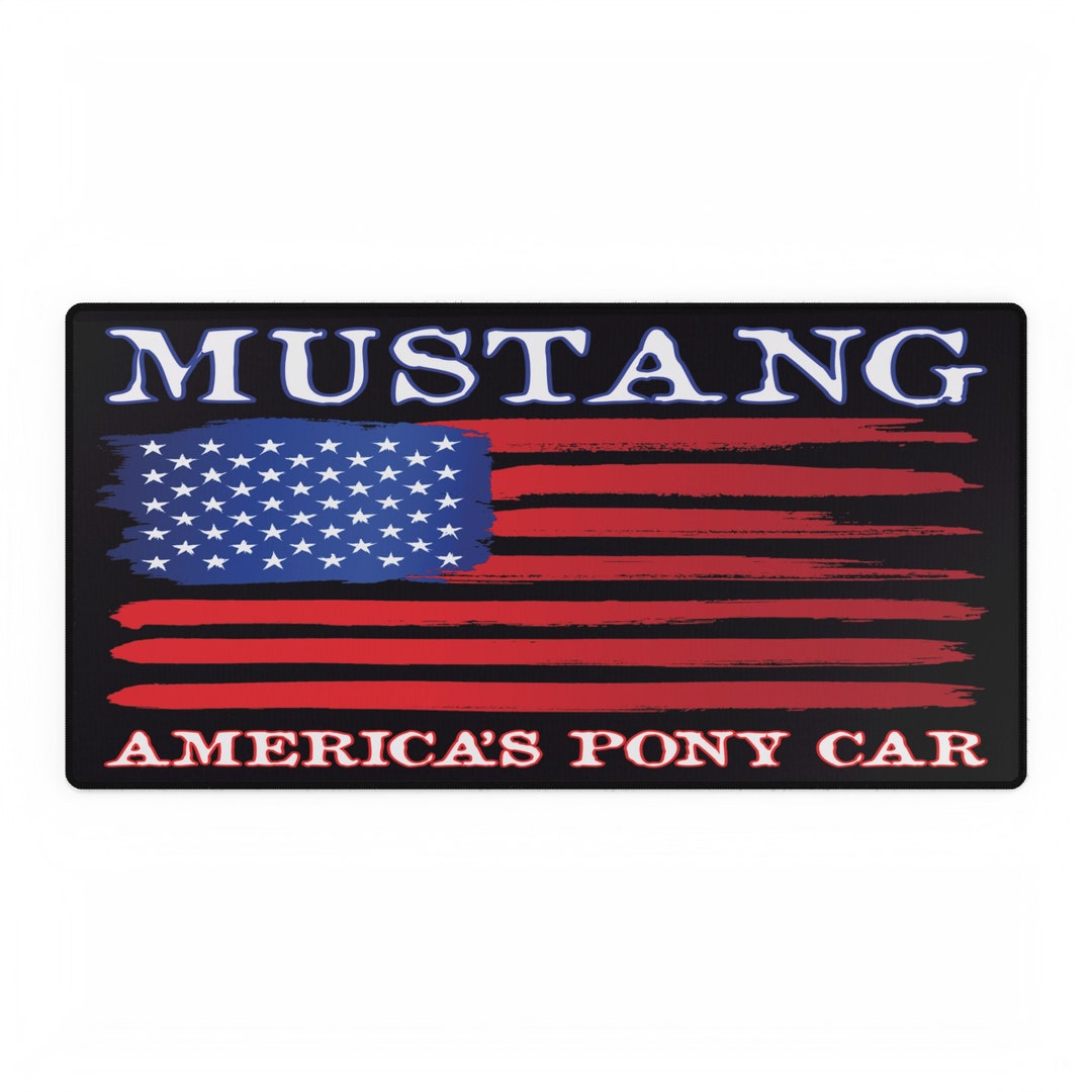 Mustang Lover Desk Mat, Ford Mustang America's Pony Car, Mustang ...