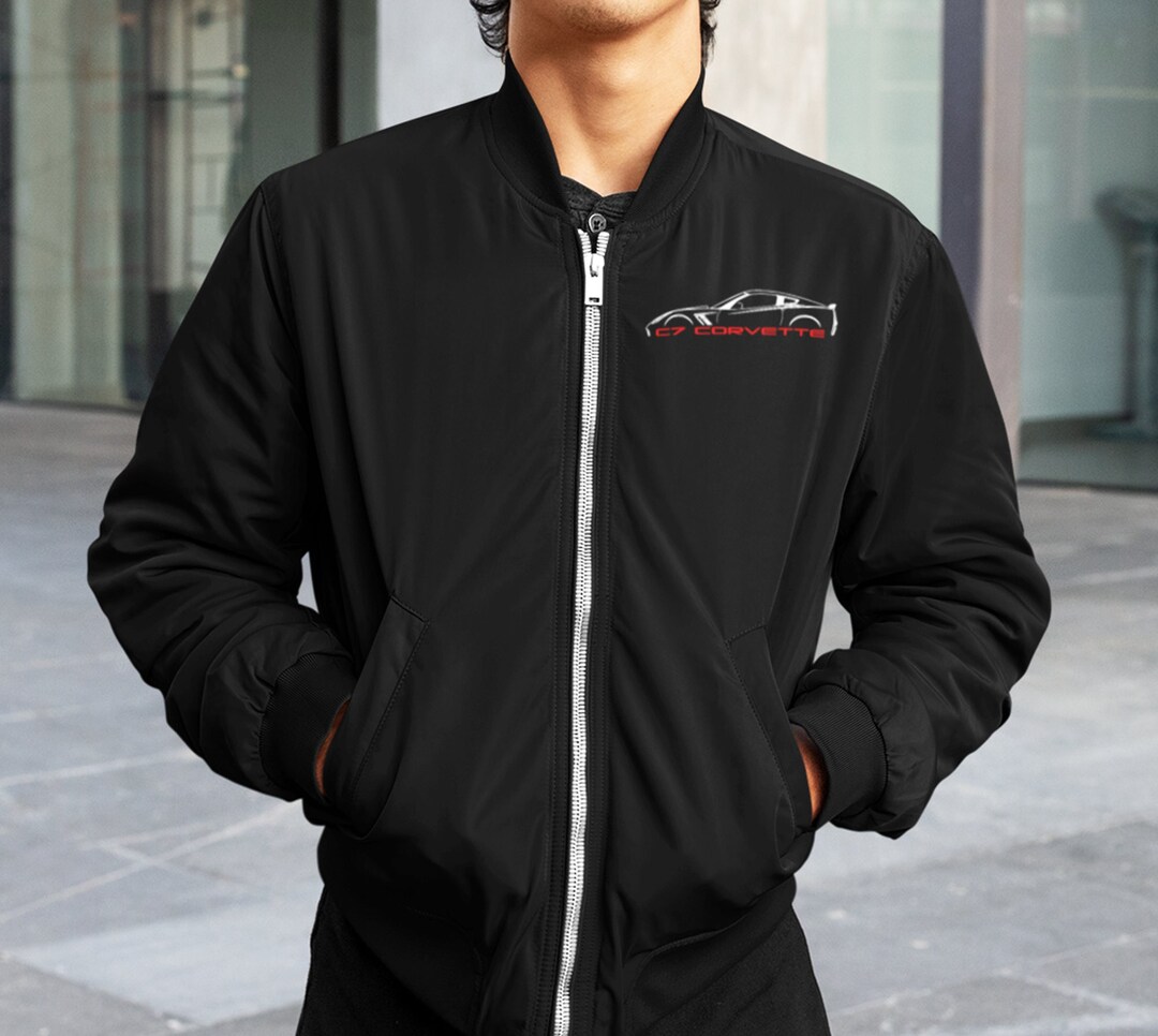 C7 Corvette Lover Bomber Jacket, C7 Corvette Gift, C7 Corvette ...