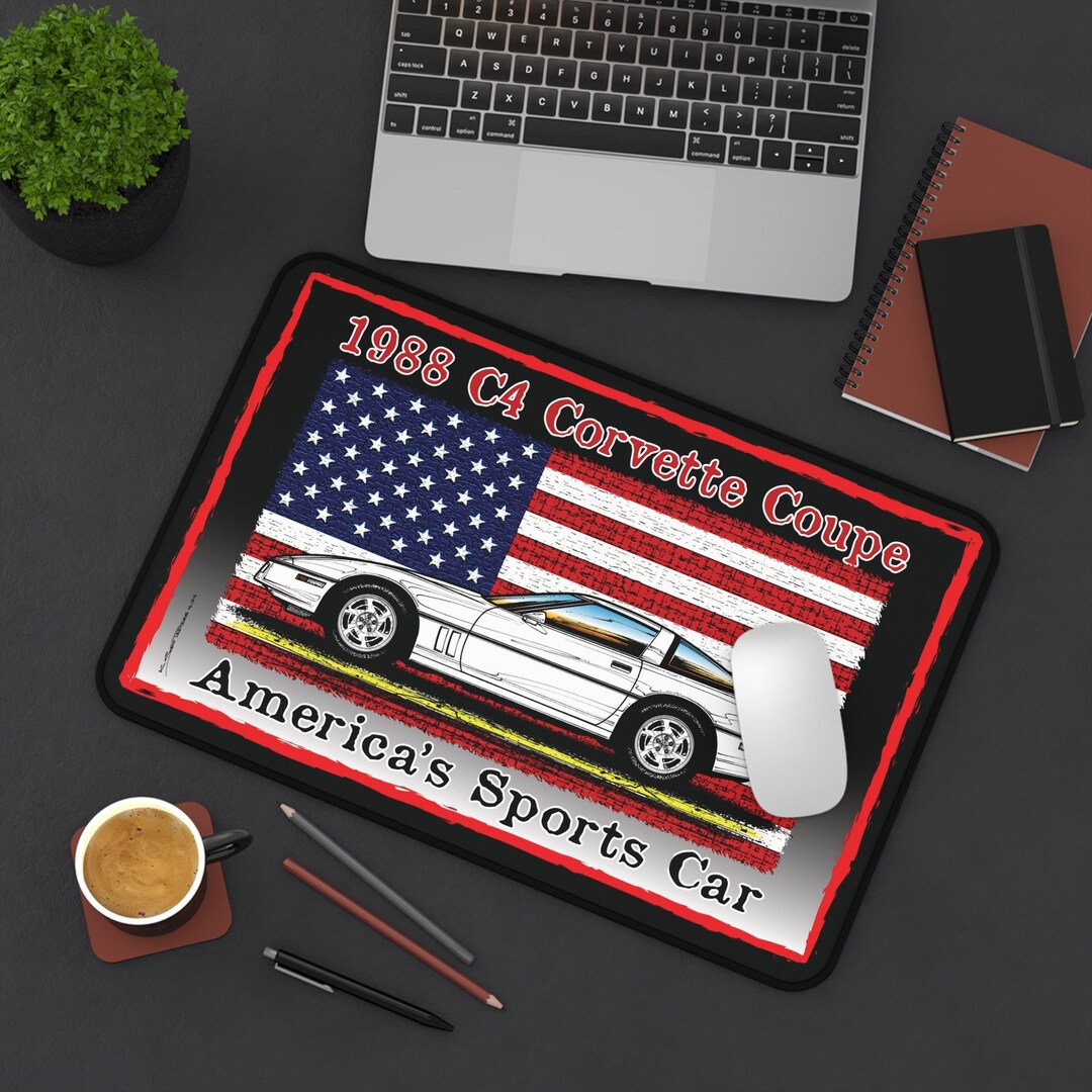 C4 1988 Corvette Coupe Desk Mat or Large Mouse Pad, 12 X18 - Etsy