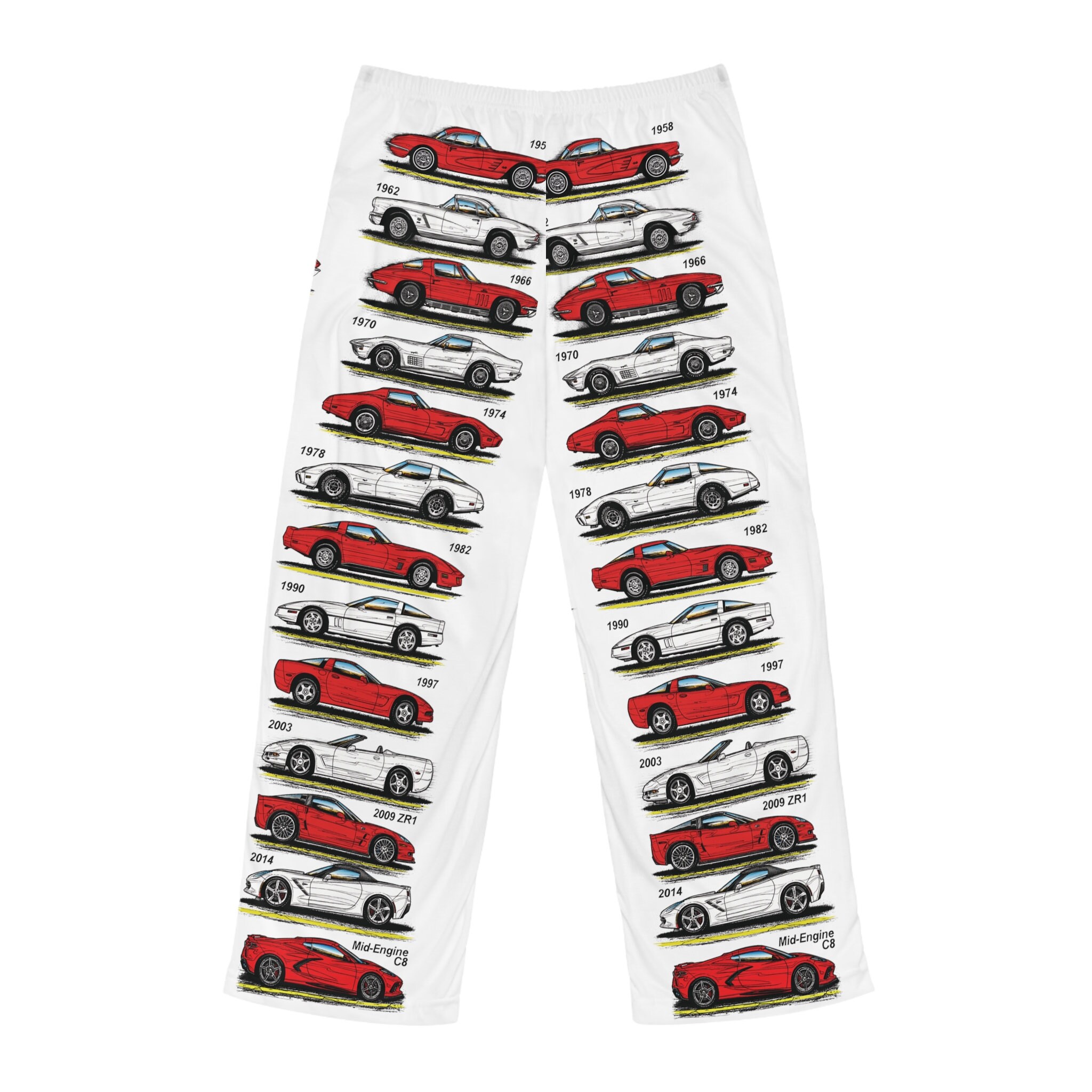 Corvette Lover Men's Pajama Pants, Corvette Gift, Corvette Pajama ...