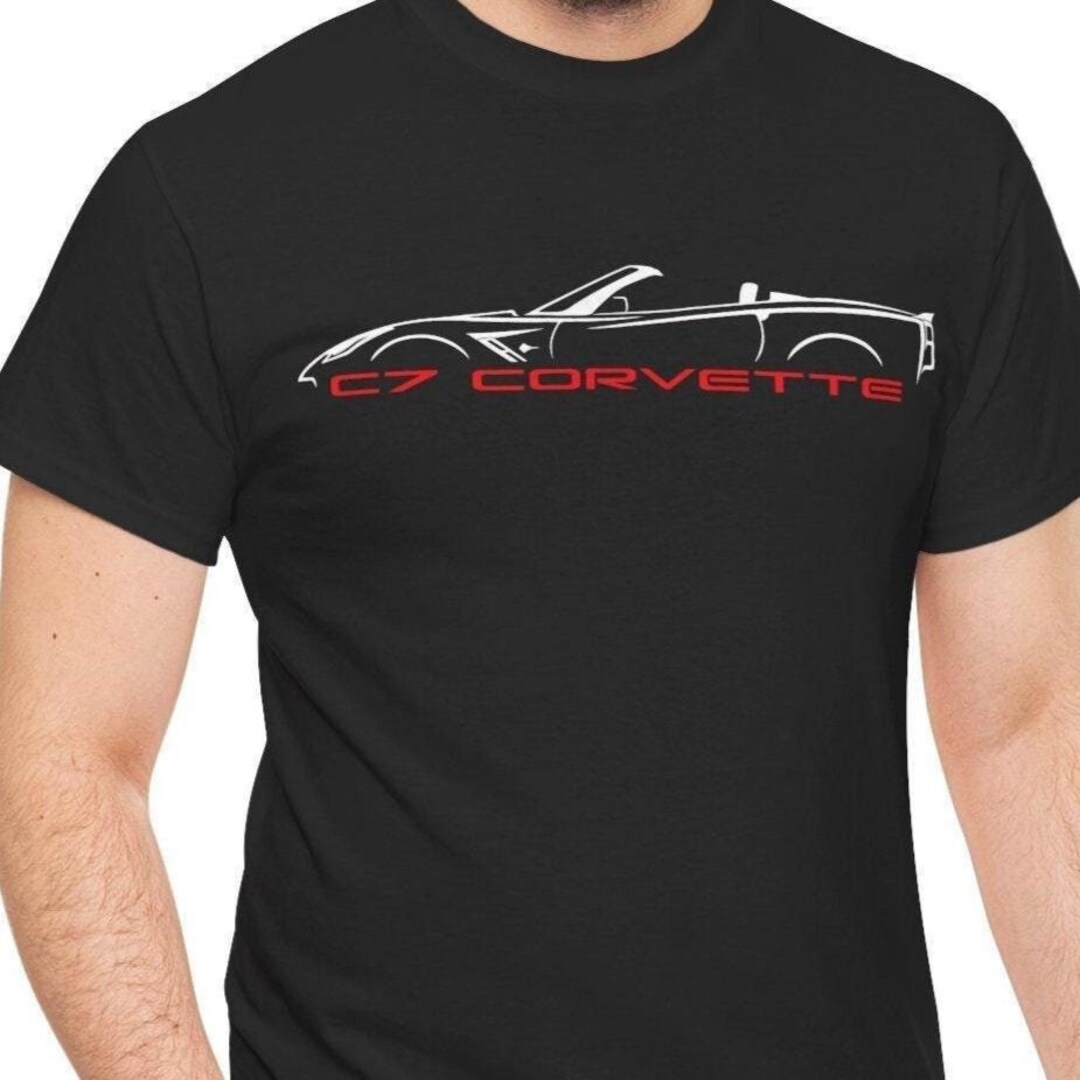 C7 Corvette Lover T-shirt, Corvette Convertible C7 Generation Tee, C7 ...