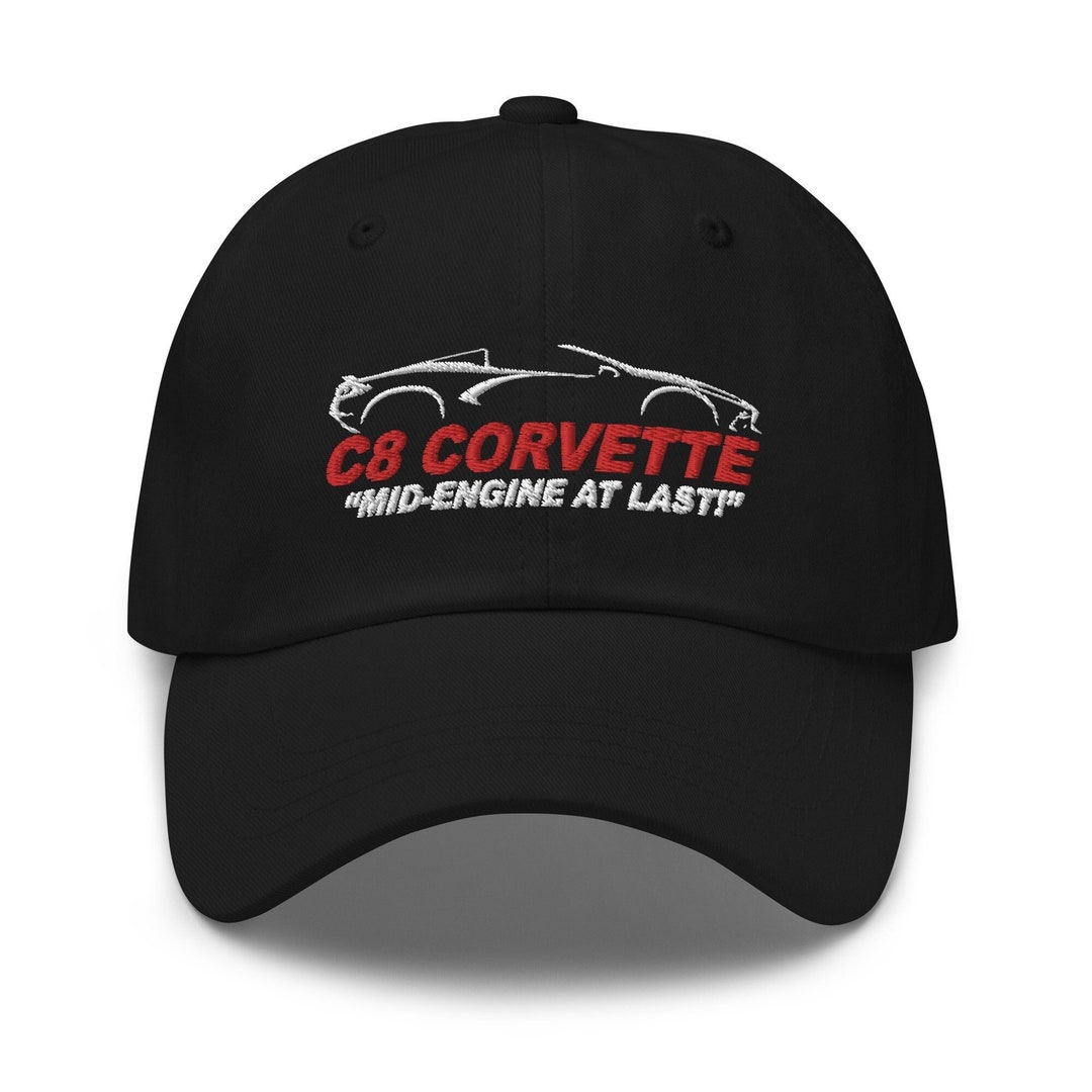 C8 Corvette Baseball Cap, C6 Corvette Lover Gift, Embroidered Corvette ...