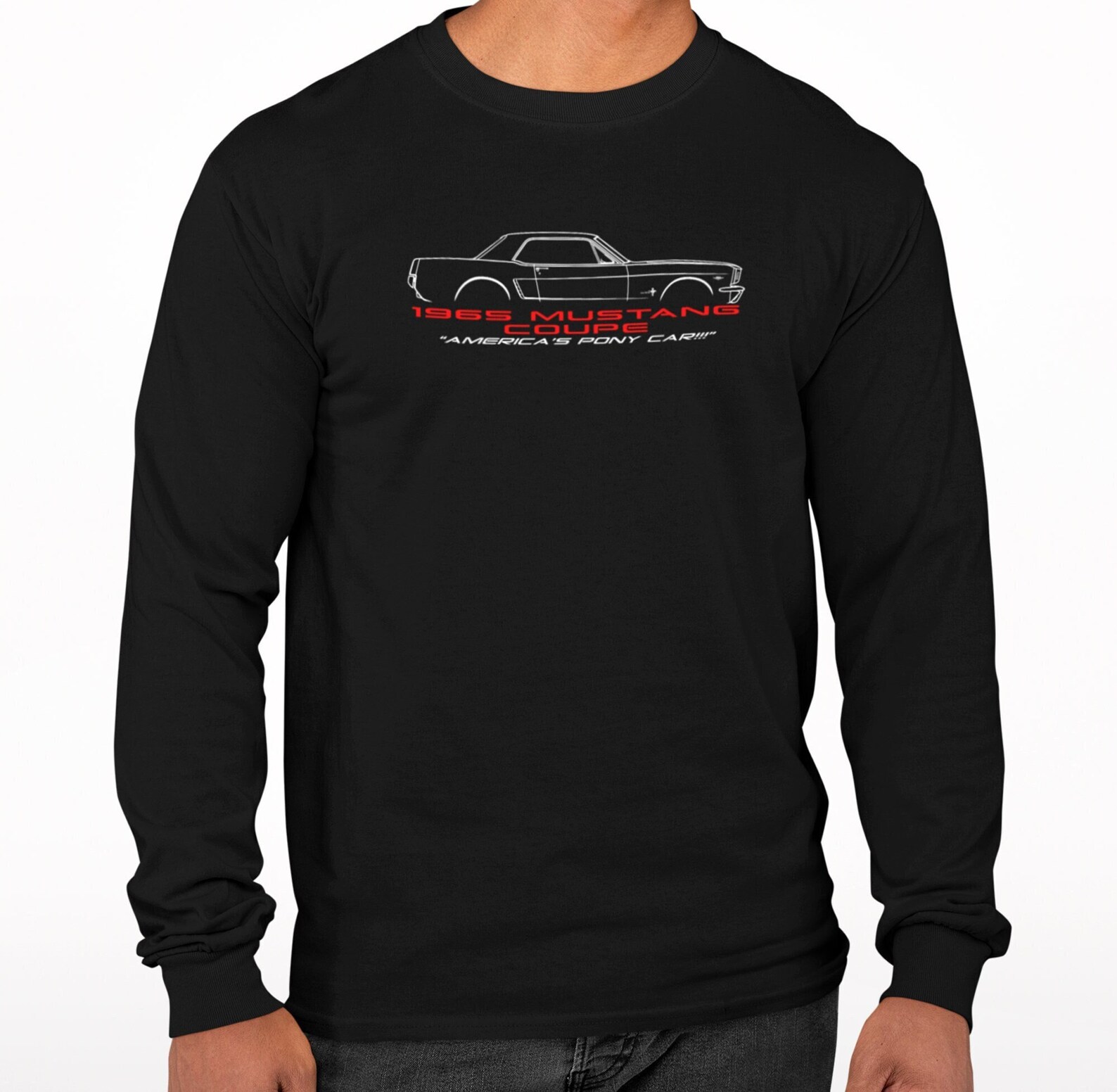 1965 Mustang Coupe Lover Long Sleeve Shirt, 65 Mustang Coupe Shirt ...