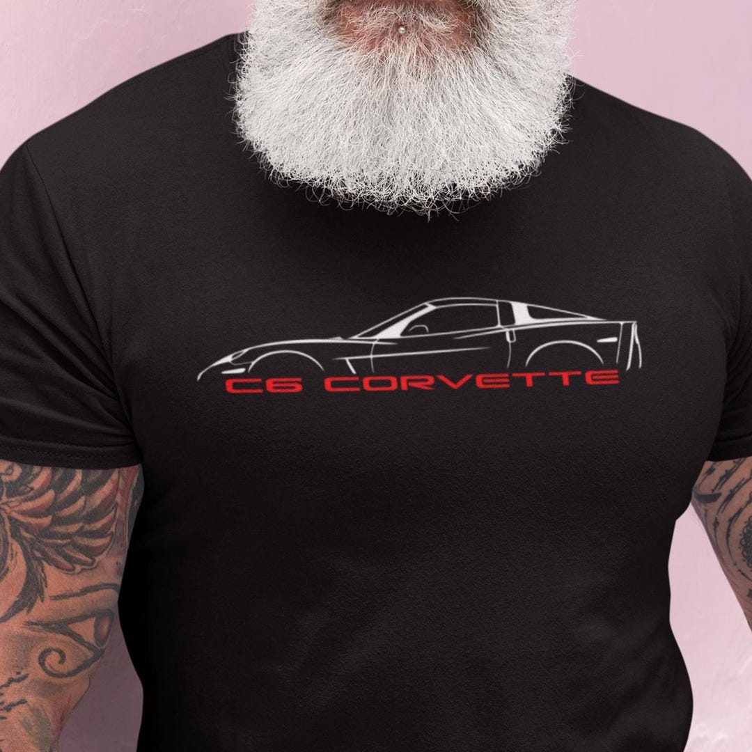 C6 Corvette Lover T Shirt, Corvette C6 Coupe Tee, 6th Generation ...