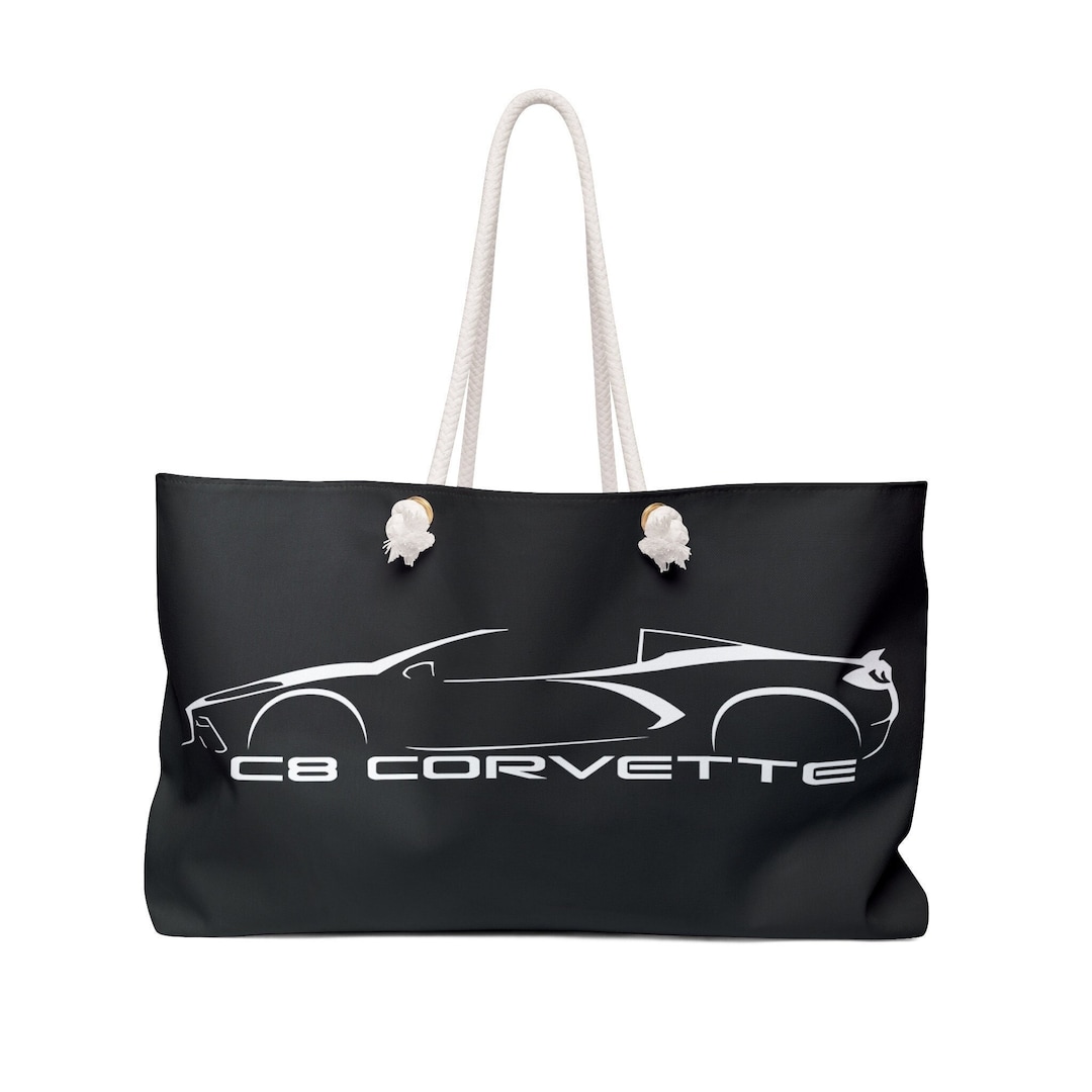 C8 Corvette Large Weekender Tote Bag, Oversized Corvette C8 Tote Bag ...