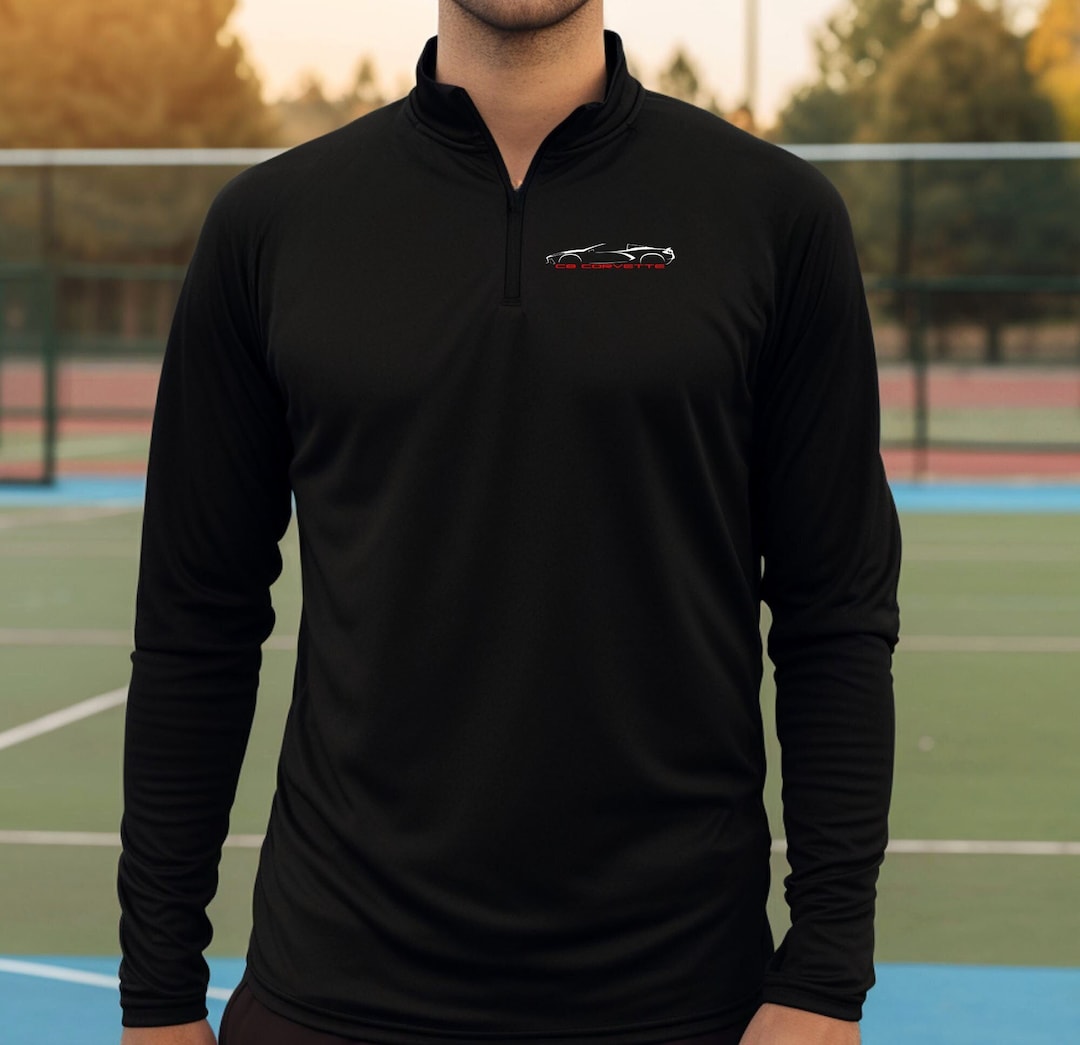 C8 Corvette Quarter Zip Pullover, Corvette Lover, Unisex Quarter-zip ...
