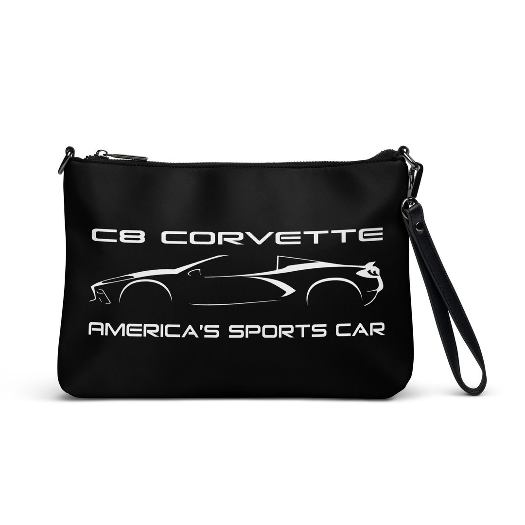 C8 Corvette Profile Clutch or Crossbody Bag, C8 Corvette Lover Gift ...
