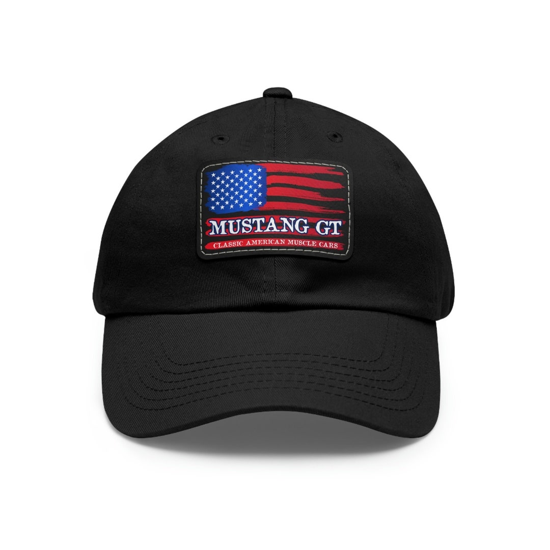 Mustang GT Flag Ball Cap, Mustang GT Hat, Mustang Lover, Mustang Dad ...