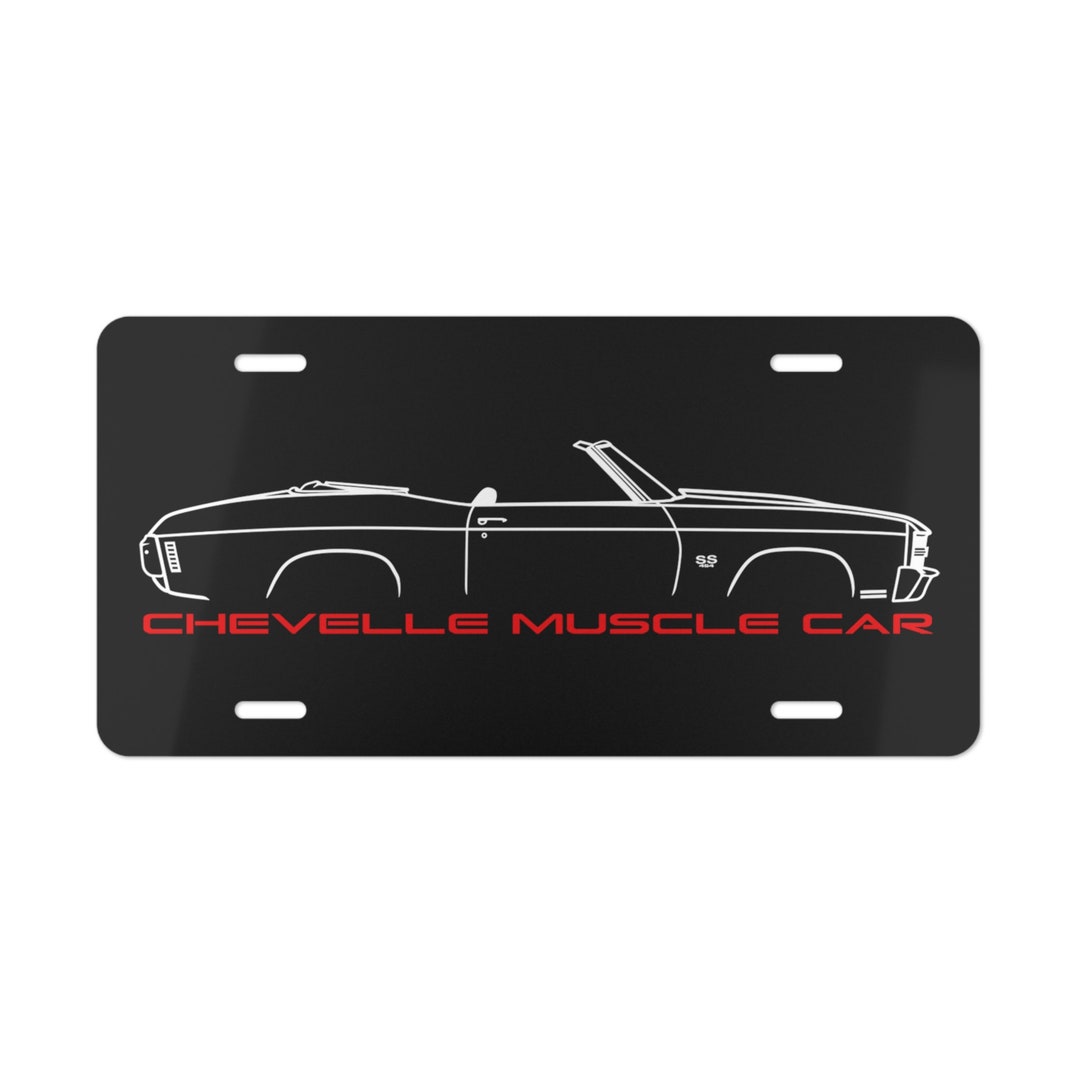 Chevelle Lover License Plate or Vanity Plate, Chevelle Muscle Car ...