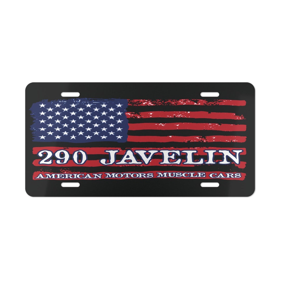 290 Javelin AMC Metal Vanity License Plate Sign, 290 Javelin American ...