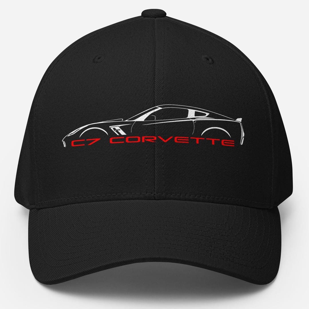 C7 Corvette Coupe Lover Ball Cap, Corvette Gift, Twill Flex Fit ...