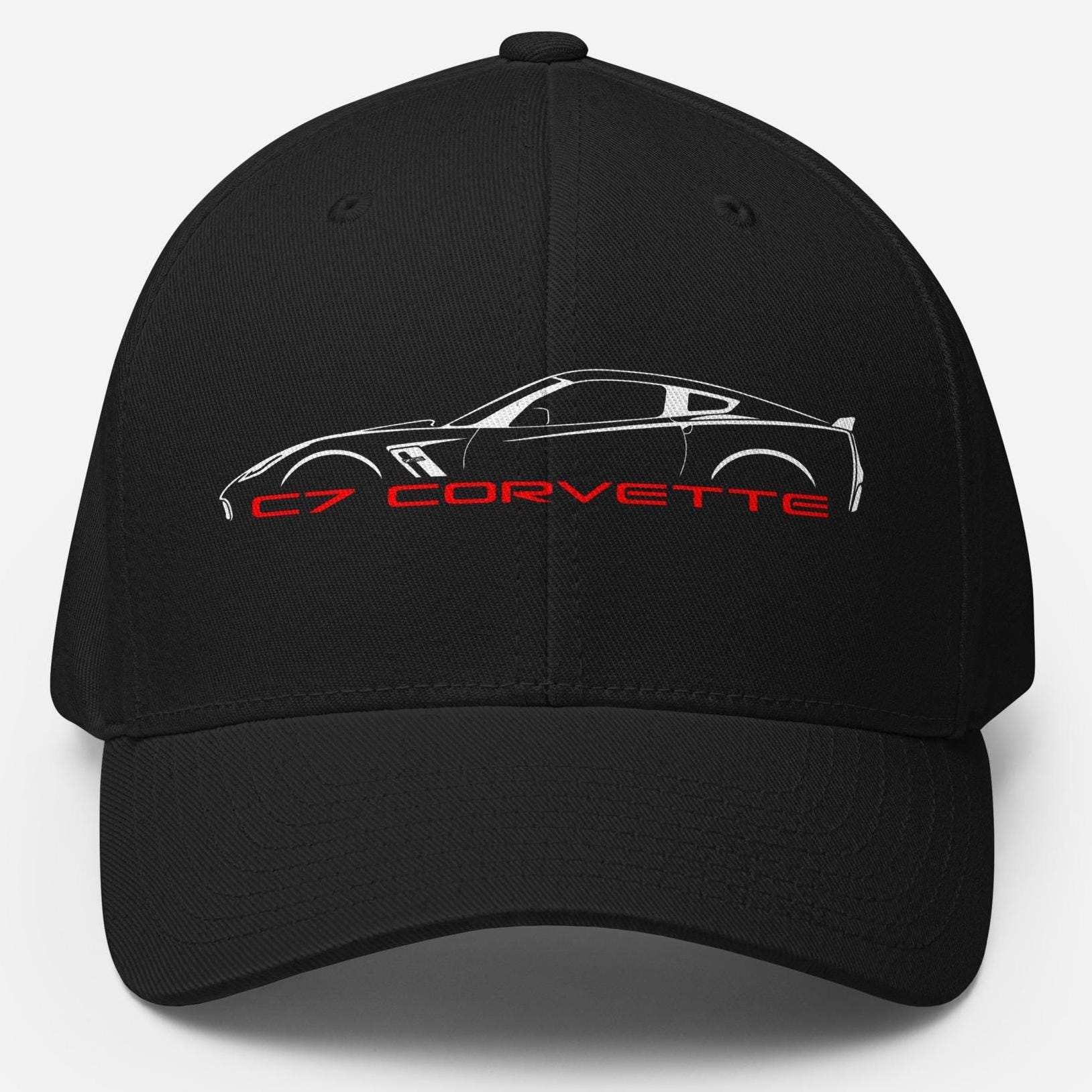 C7 Corvette Coupe Lover Ball Cap, Corvette Gift, Twill Flex Fit ...