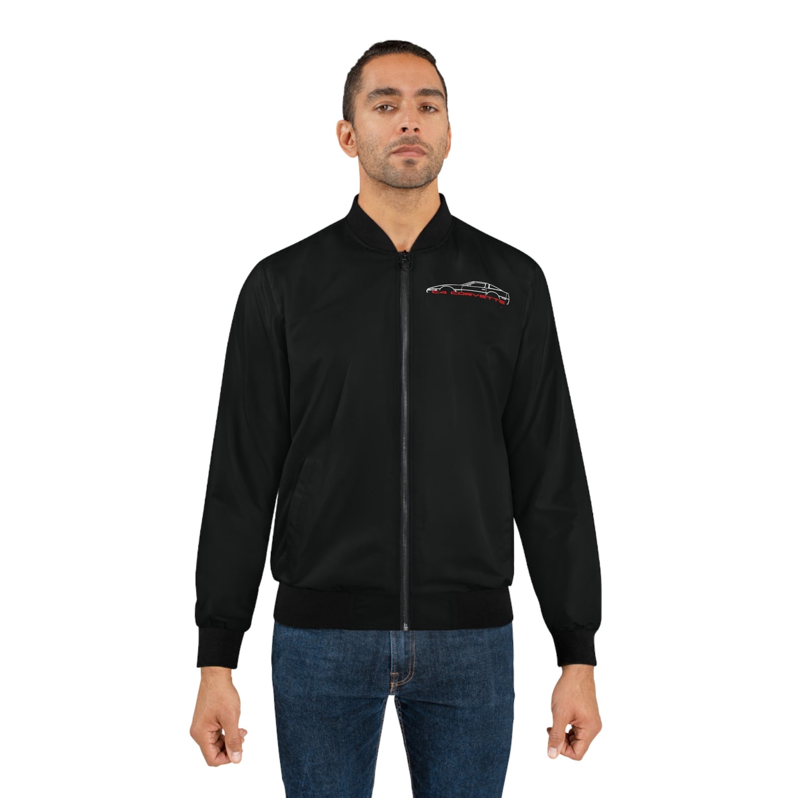 C4 Corvette Lover Bomber Jacket, C4 Corvette Gift, C4 Corvette ...