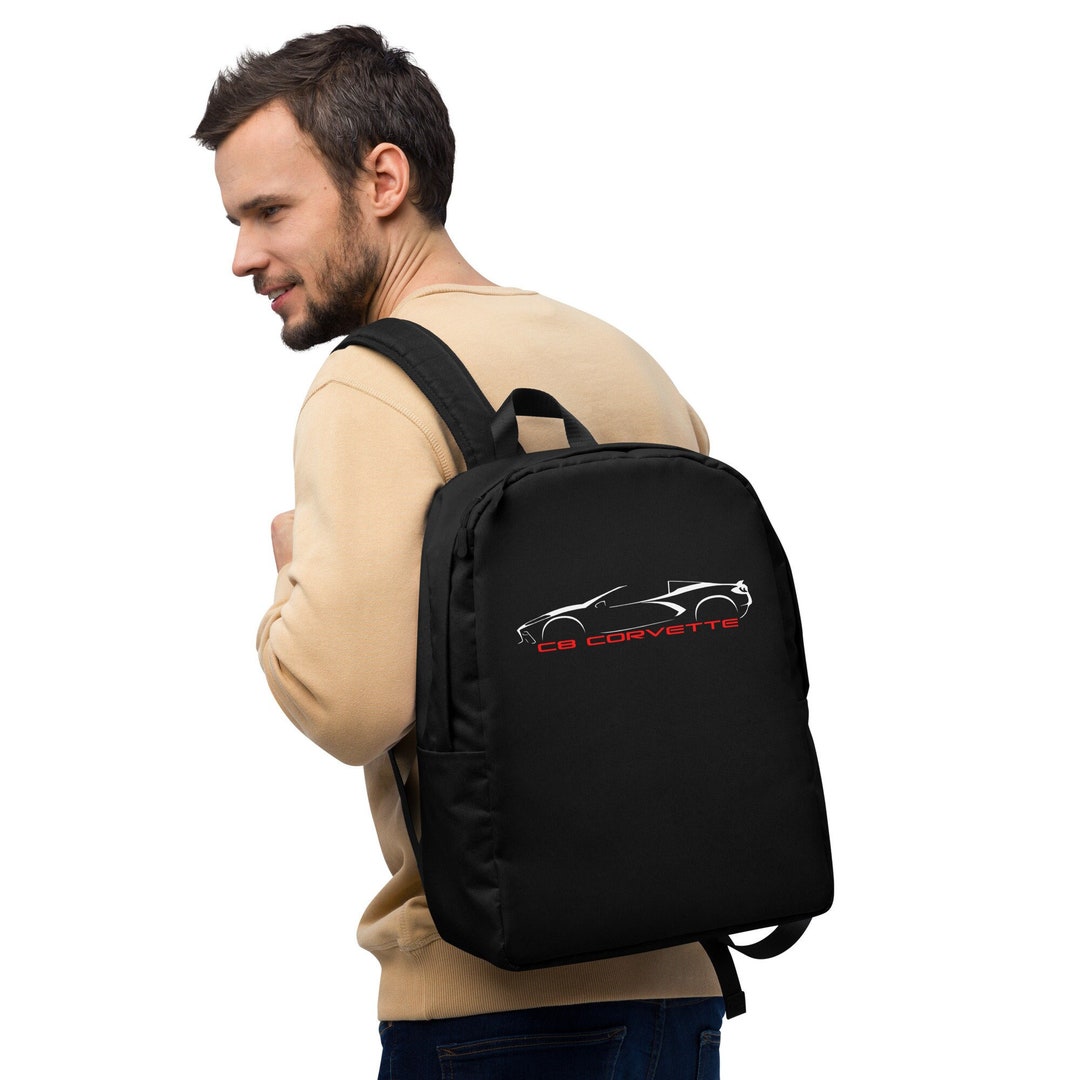 C8 Corvette Lover Backpack, Corvette Travel Backpack, C8 Corvette Dad ...
