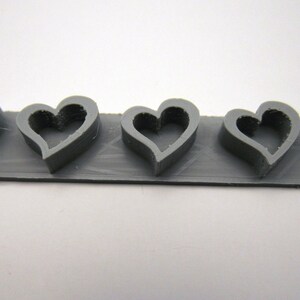 Slanted Open Heart Border Stamp for Handbuild Pottery - Etsy