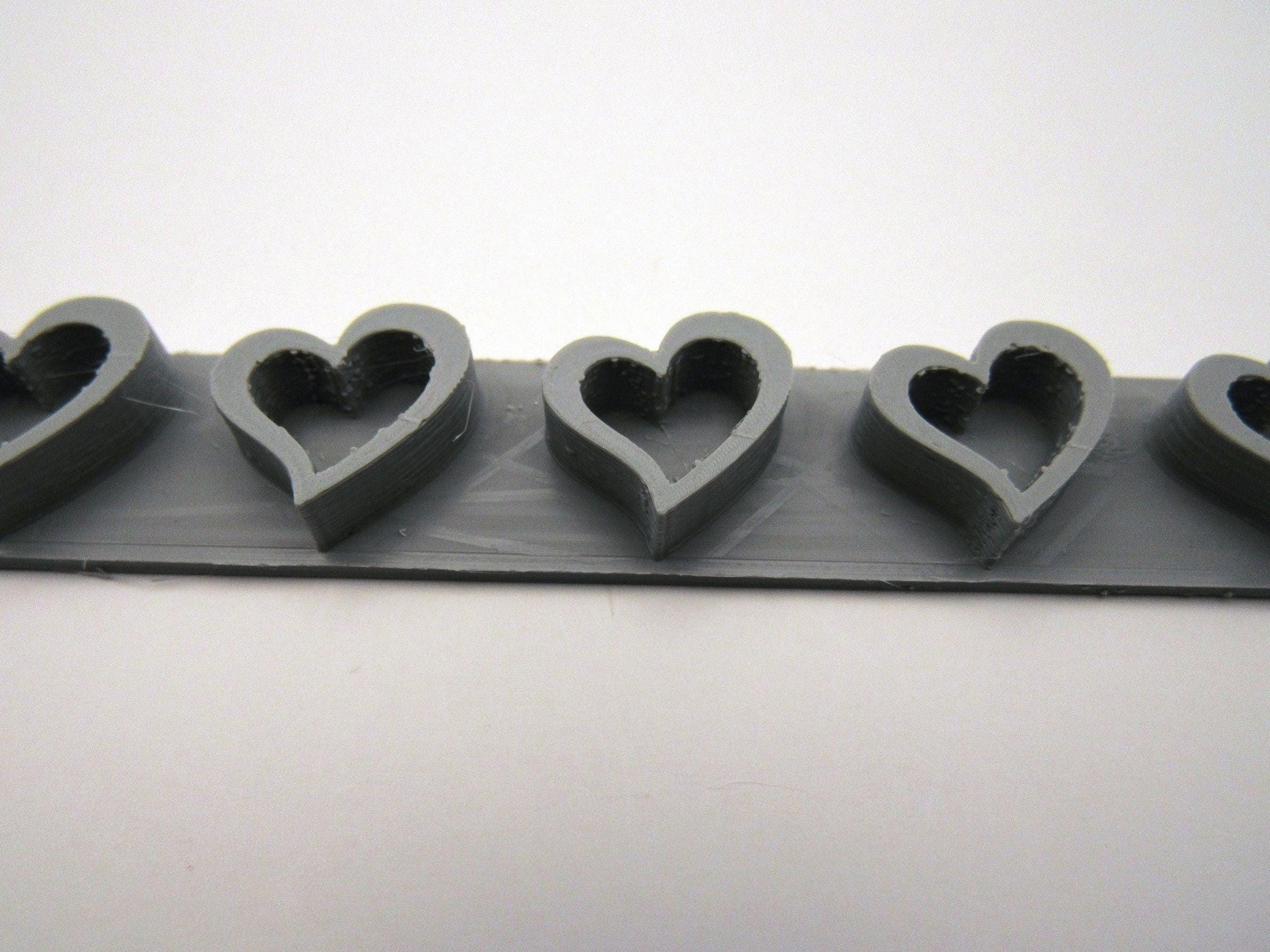 Slanted Open Heart Border Stamp for Handbuild Pottery - Etsy
