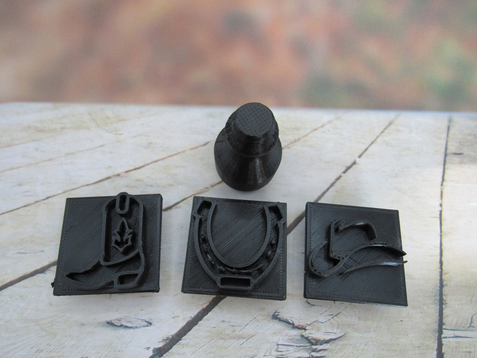 Set of Western Stamps for Handbuild Clay: Cowboy Hat Stamp, Western ...