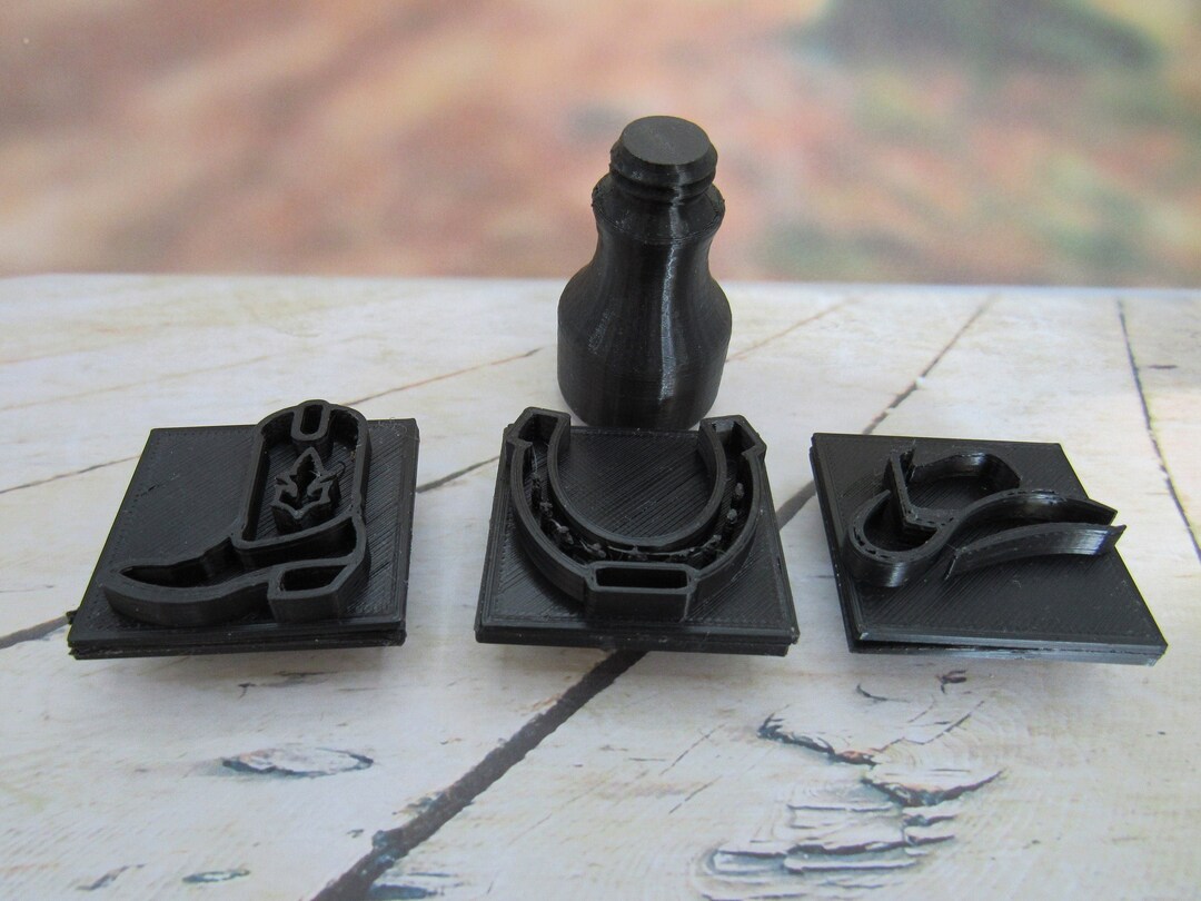 Set of Western Stamps for Handbuild Clay: Cowboy Hat Stamp, Western ...