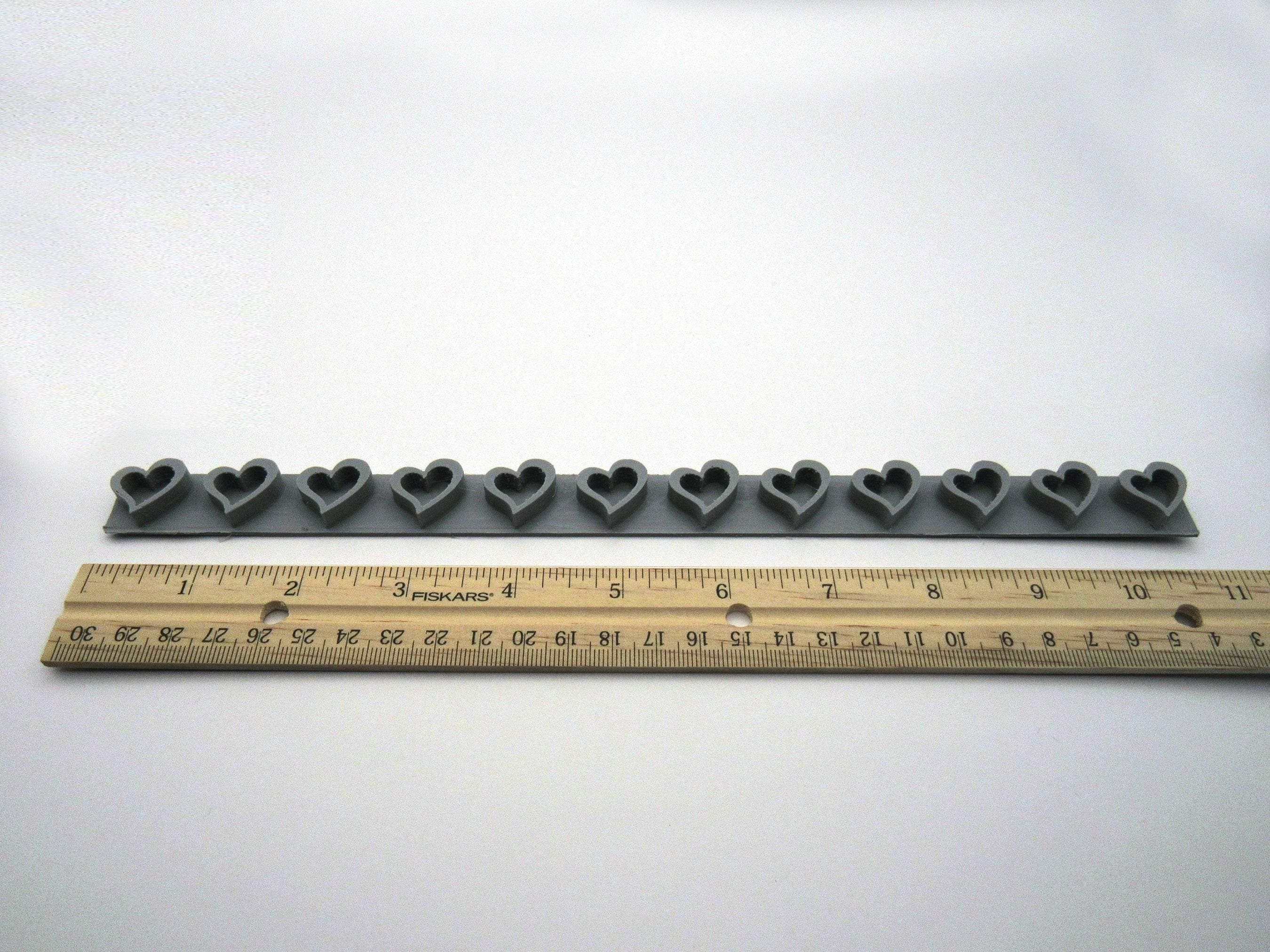 Slanted Open Heart Border Stamp for Handbuild Pottery - Etsy