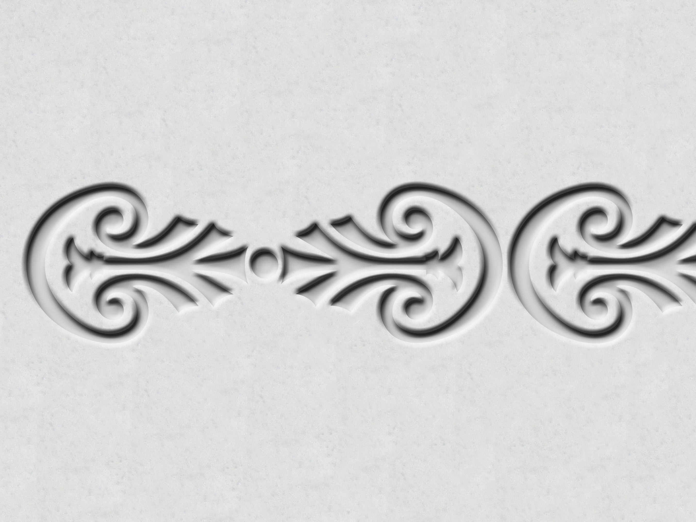 Large Abstract Swirls & Points Border Stamp for Ceramic Pottery - Etsy