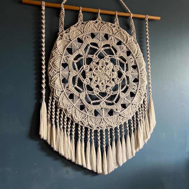 Round Macrame Headboard - Etsy
