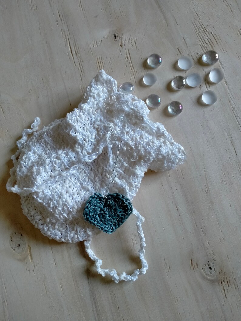 Mini Bag Handmade Crocheted With White Yarn - Mini Bag - Clutch ...