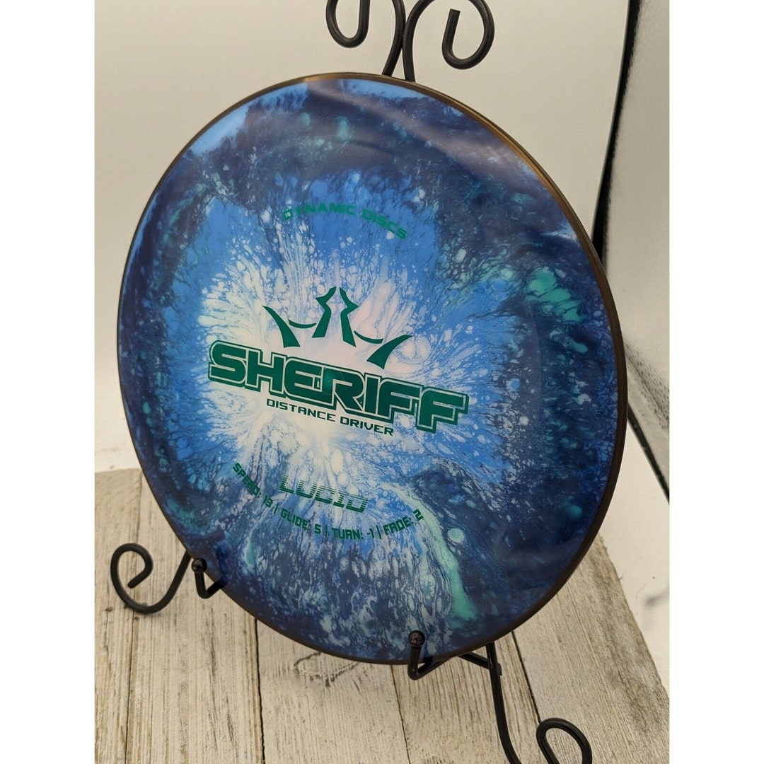 New Dynamic Disc Lucid Sheriff Driver Custom Dyed Disc Golf Disc 173 ...