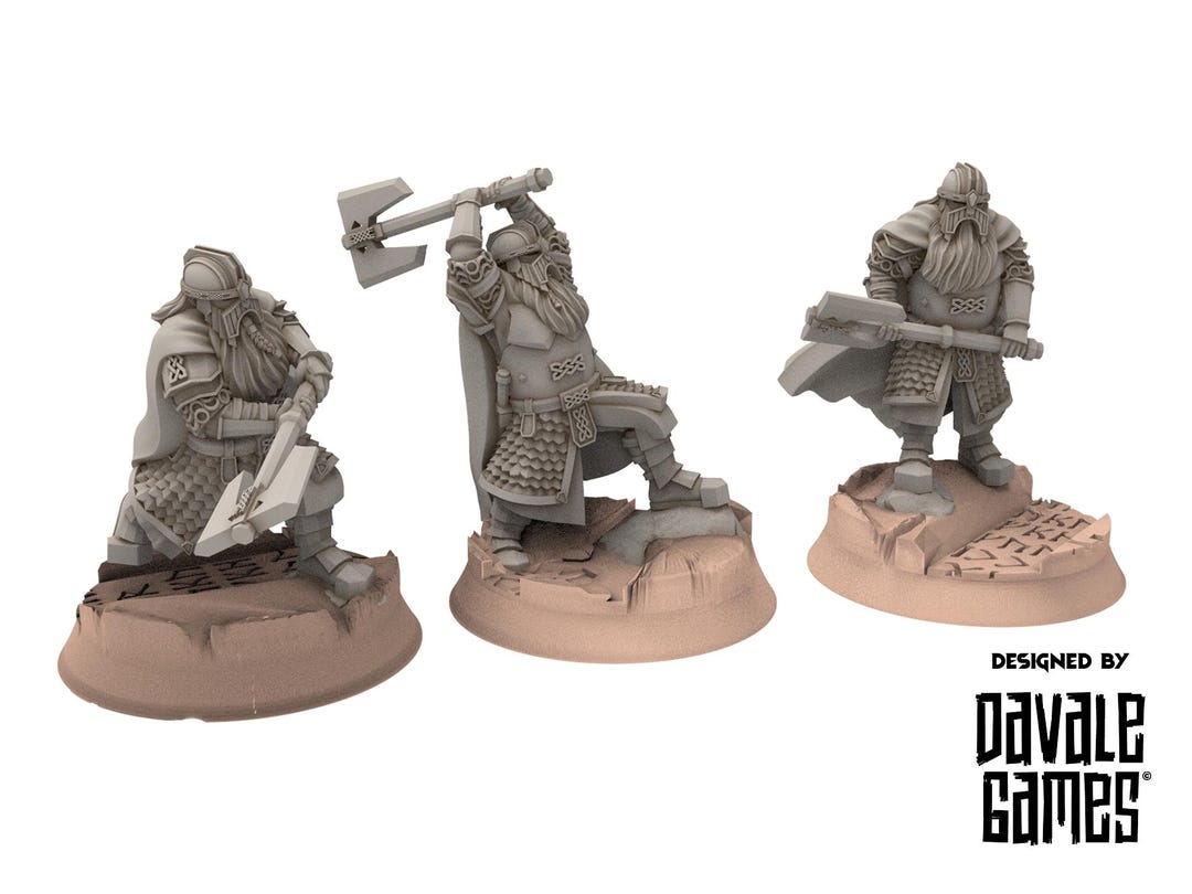 Dwarves - Kalak King Guards, the Dwarfs of the Mountains, for Lotr ...