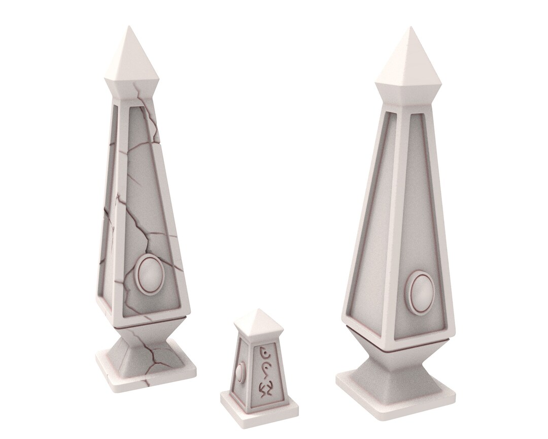 Hight Elves - 28mm Elven Obelisks - Elvan Empire - Landor Miniatures - Etsy