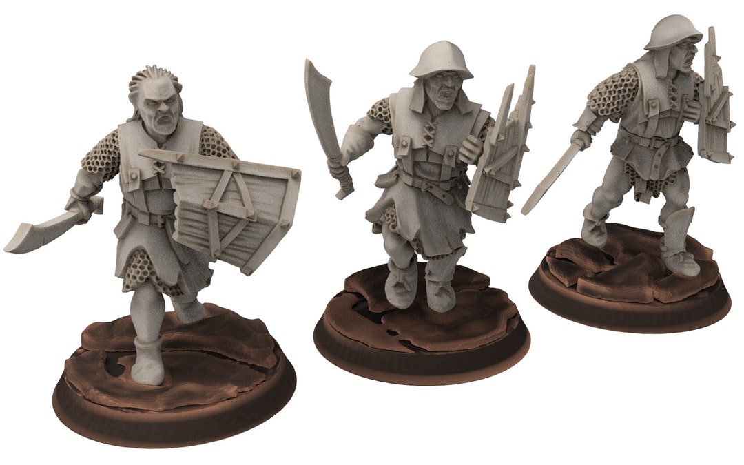 Orcs Horde - Orc Armoured Scouts With Swords, Orc Warriors Warband ...
