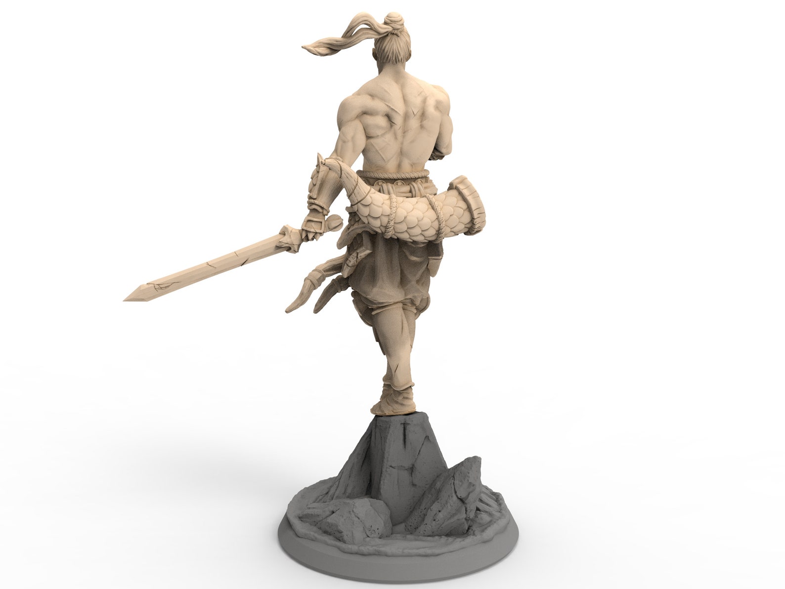 Humans - Todor, Human Monk, for Wargames, Pathfinder, Dungeons ...