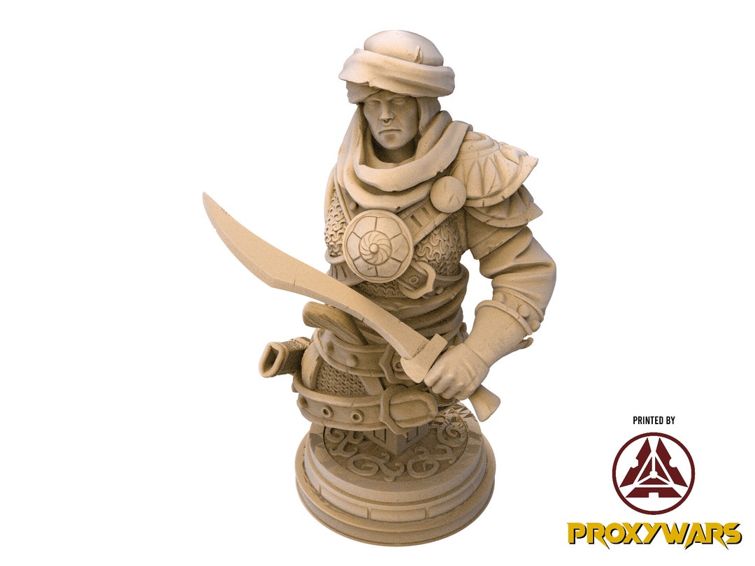 The Silent Sands - Bust - Feyla, Cinder Sword, Awakened Shadow Flesh of Gods, for Wargames ...
